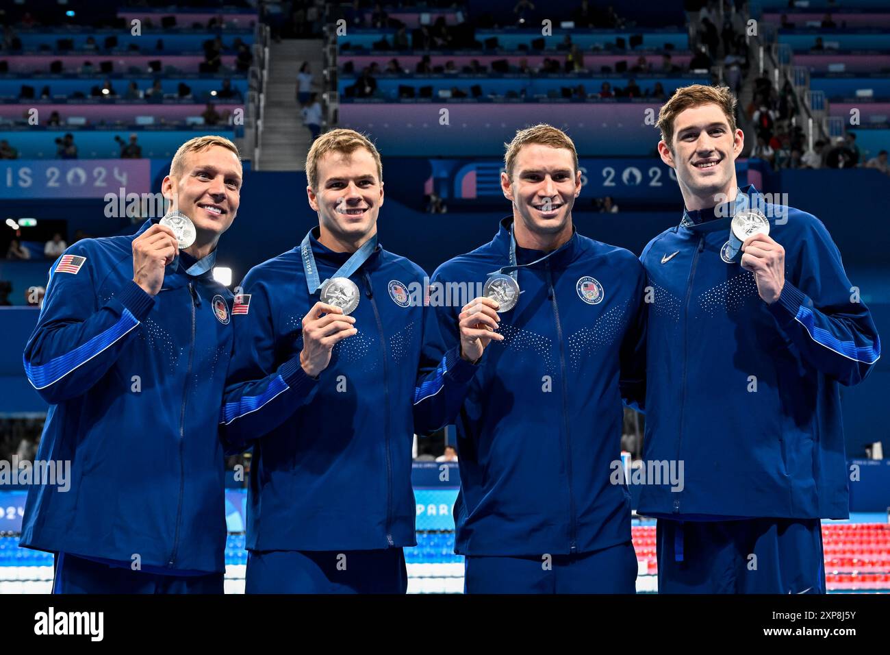 Paris, France. 04th Aug, 2024. Athletes of team United States of ...