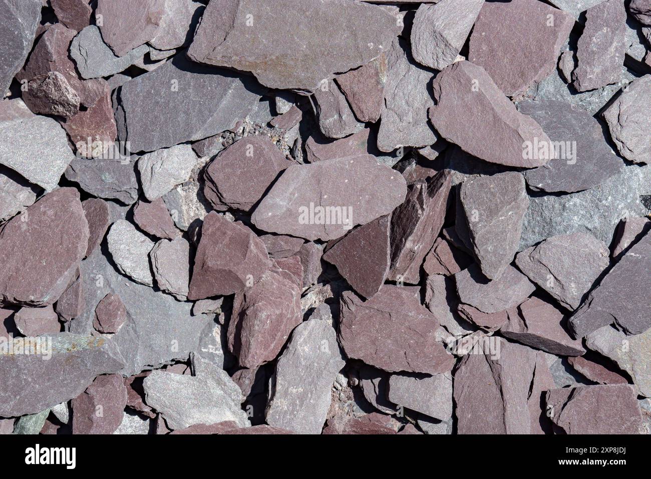 Purple slate garden yard path background backdrop. Garden design concept Stock Photo - Alamy