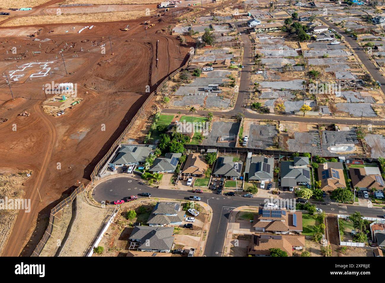 The construction progress at Ka La’i Ola, a housing development aiming ...