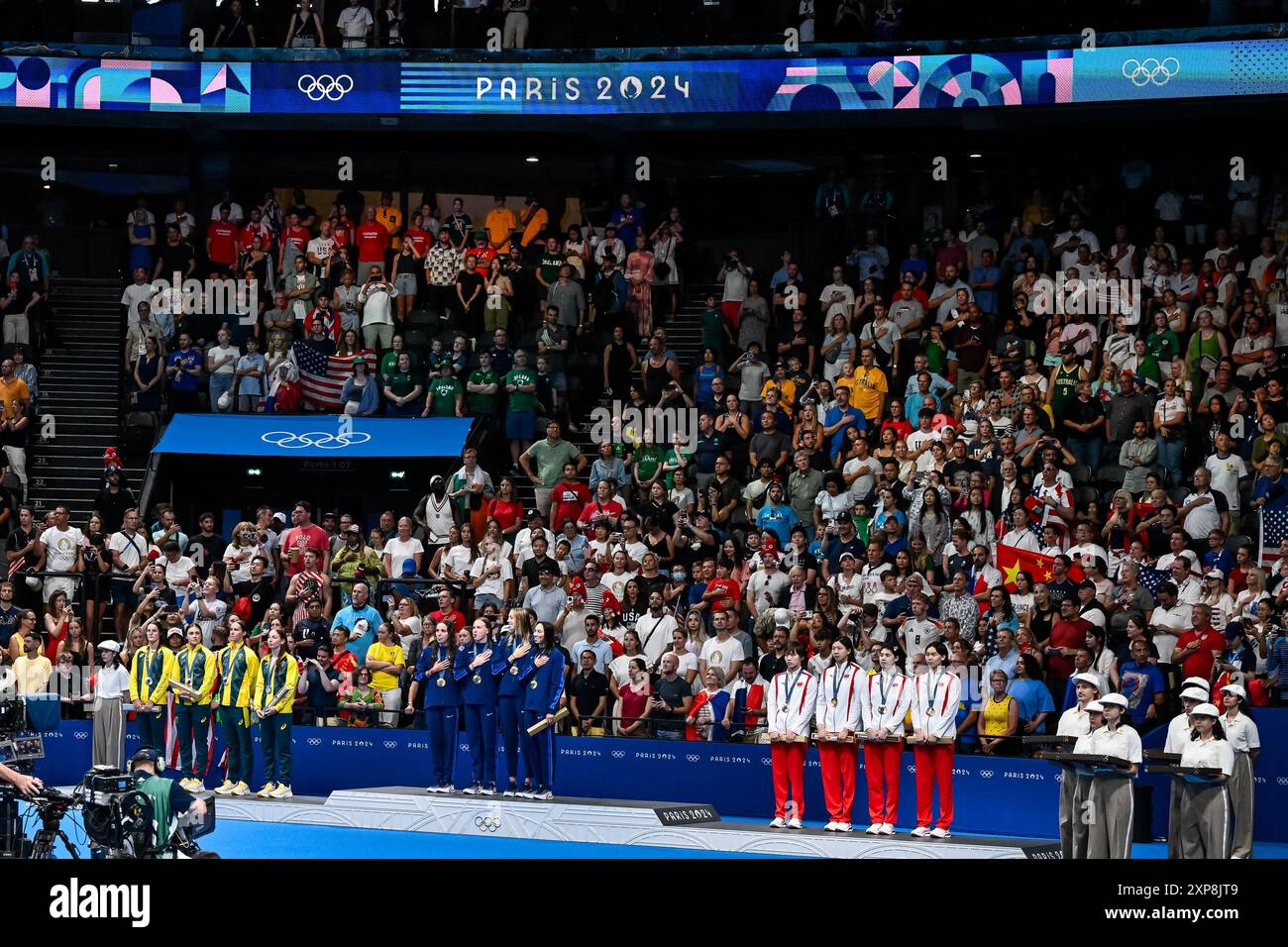 Olympic china team 2024 gold medal hi-res stock photography and images ...
