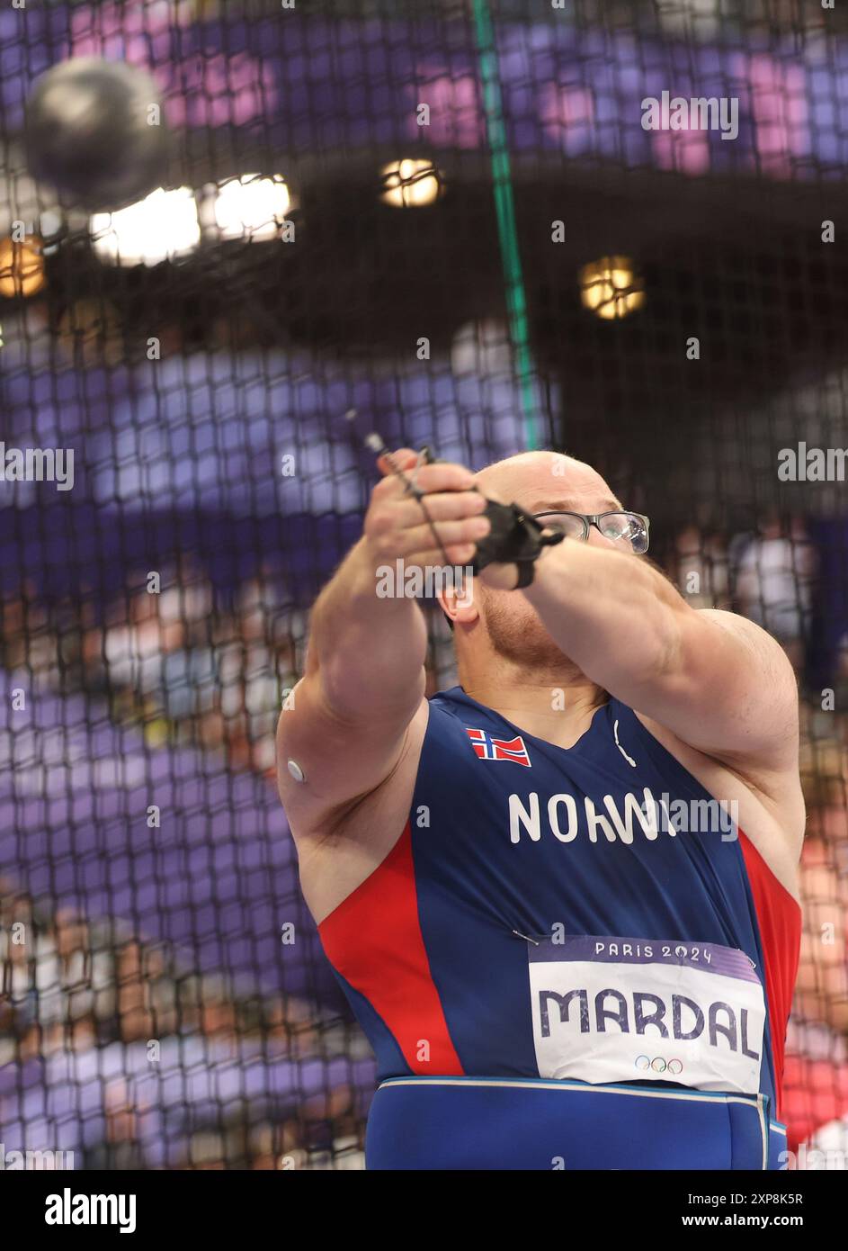Paris, France. 4th Aug, 2024. Thomas Mardal of Norway competes during ...
