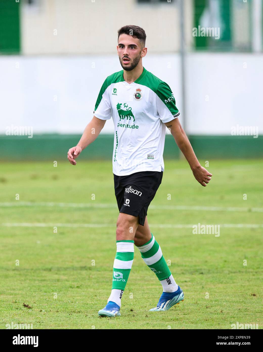 Andres Martin of Real Racing Club looks on during the friendly match ...