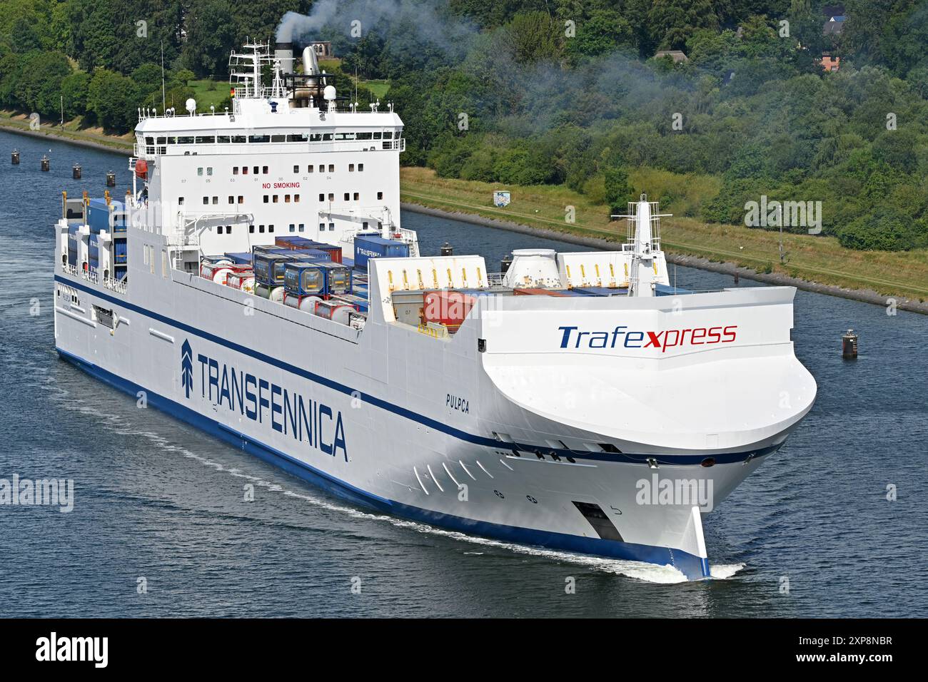 ConRo-Ship PULPCA at the KIel Canal Stock Photo - Alamy