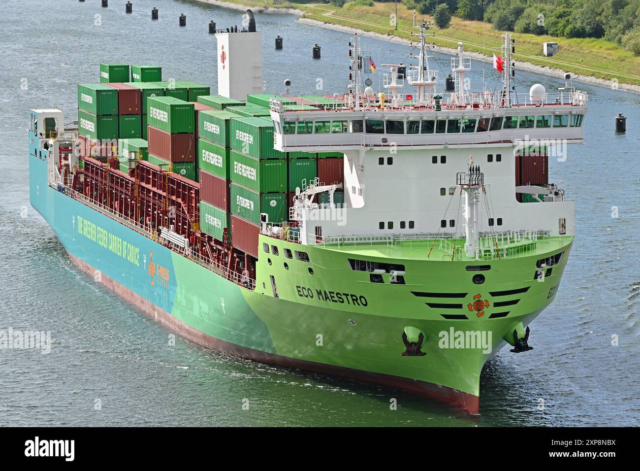Containership ECO MAESTRO Stock Photo - Alamy