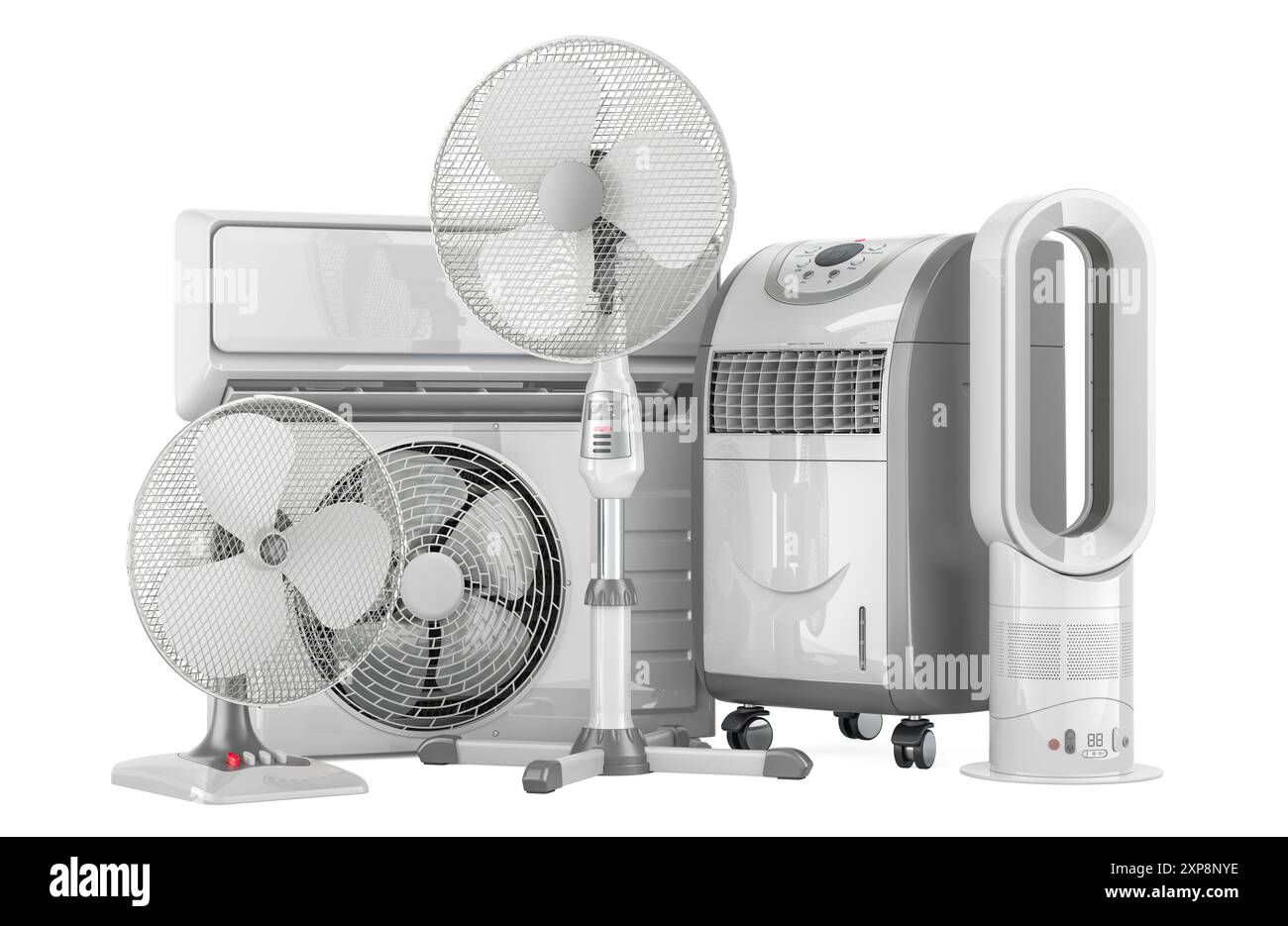 Cooling system and climate control equipment. Air conditioner, portable ...