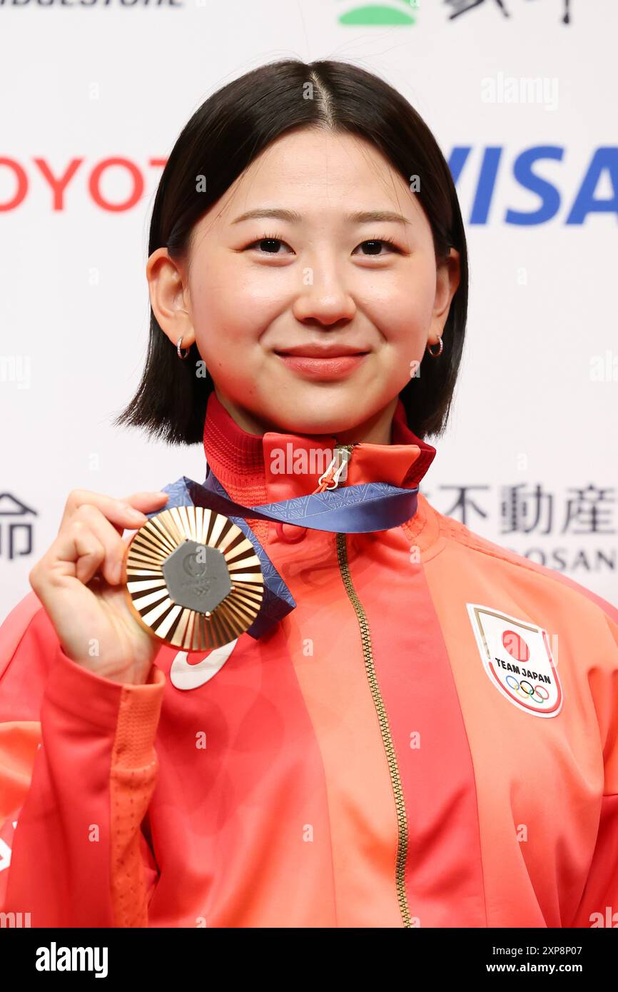 Paris, France. 4th Aug, 2024. Risa Takashima (JPN) Fencing : Bronze ...