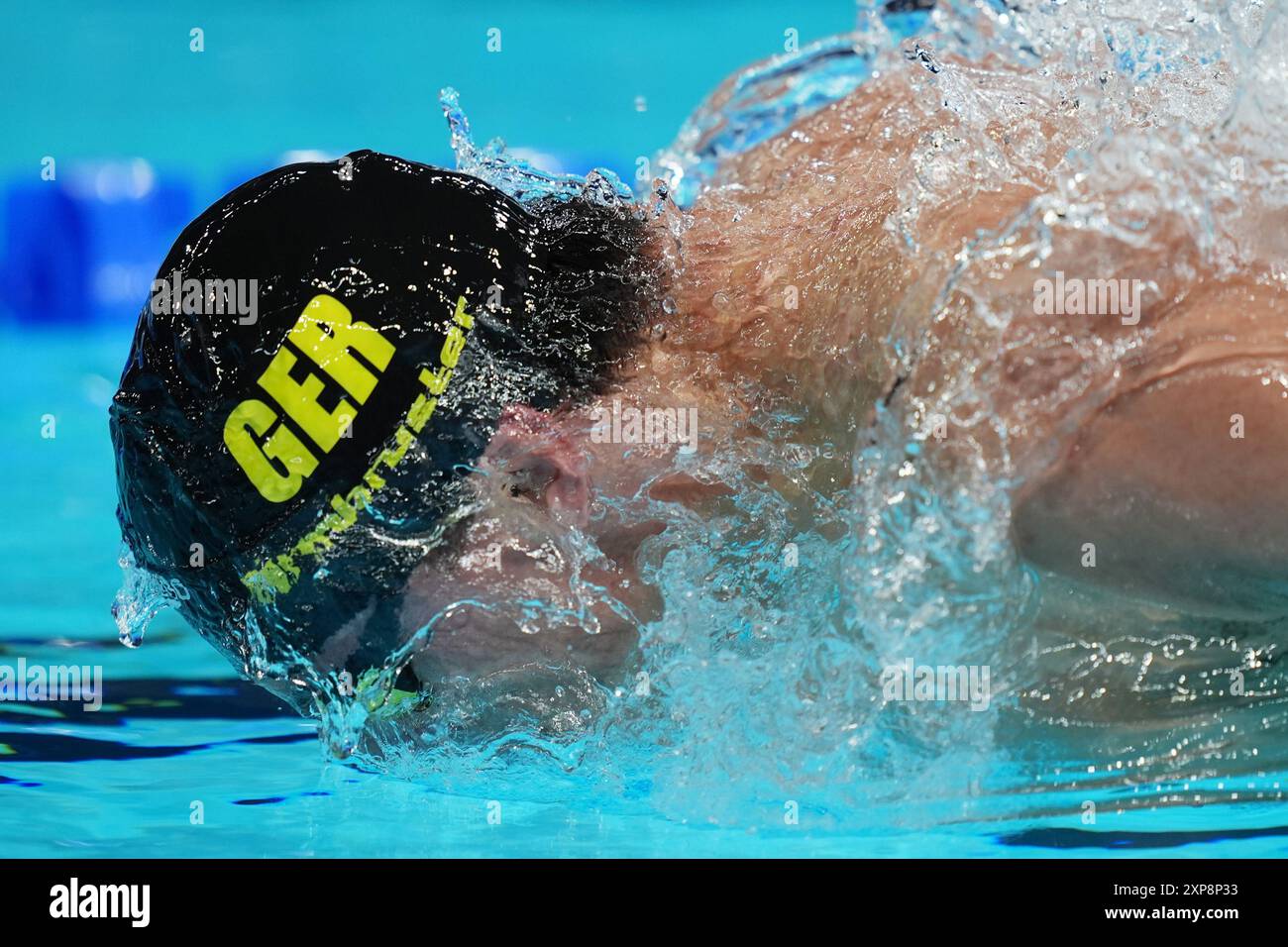 Paris, France. 04th Aug, 2024. Olympics, Paris 2024, swimming, 4 x 100 ...