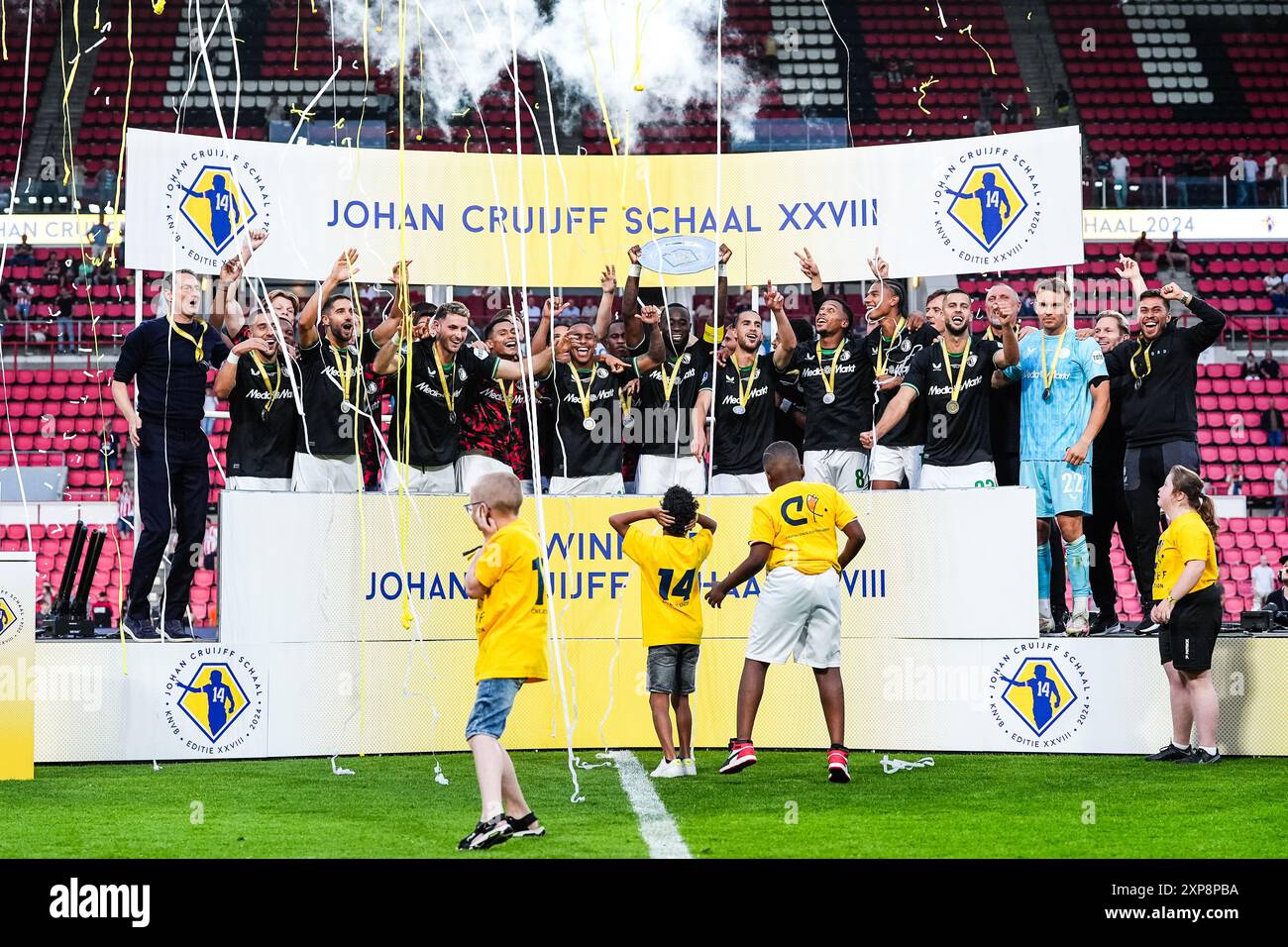 Eindhoven - Feyenoord wins the Johan Cruijff Schaal during the Johan Cruijff Schaal, the first ...