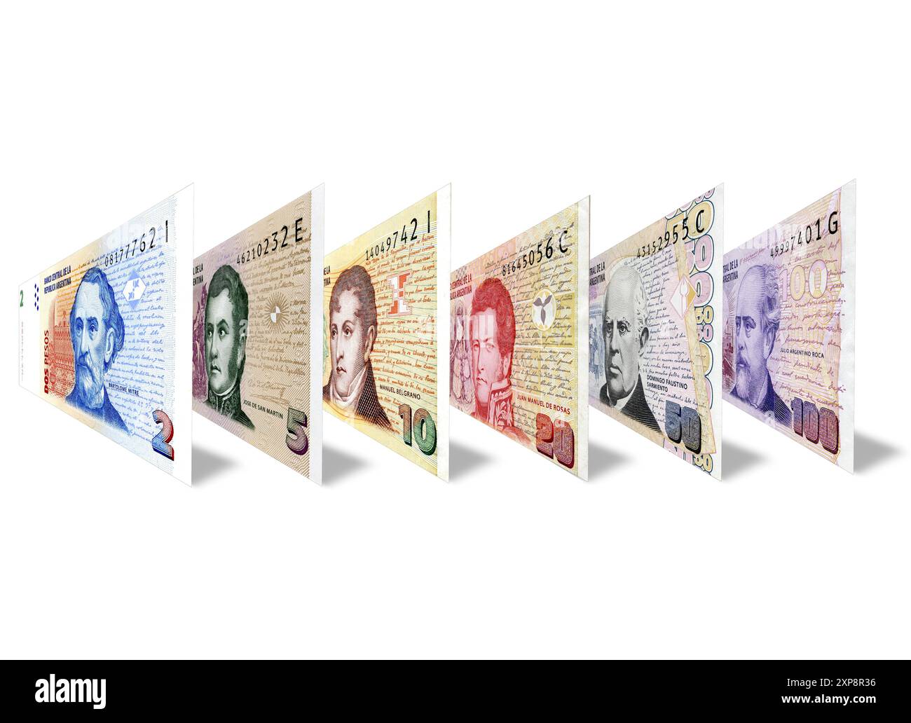 Argentine pesos money bills Cut Out Stock Images & Pictures - Alamy