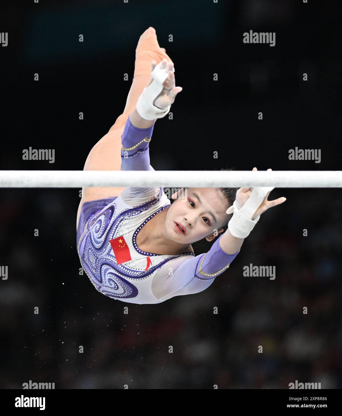 Paris, France. 4th Aug, 2024. Qiu Qiyuan of China competes during the ...