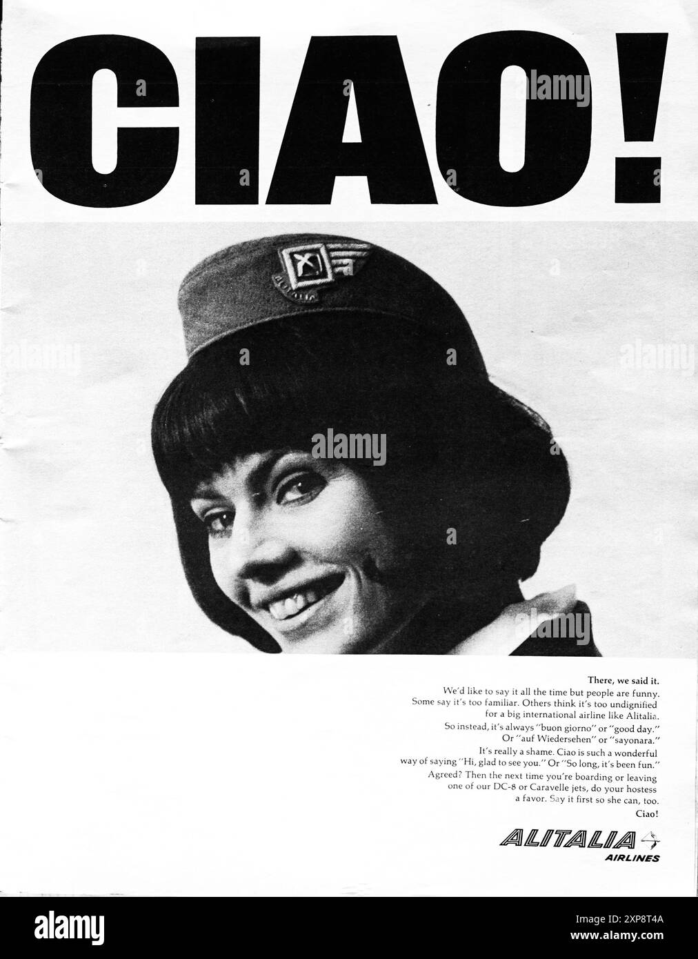 Vintage italy advertising poster Black and White Stock Photos & Images ...