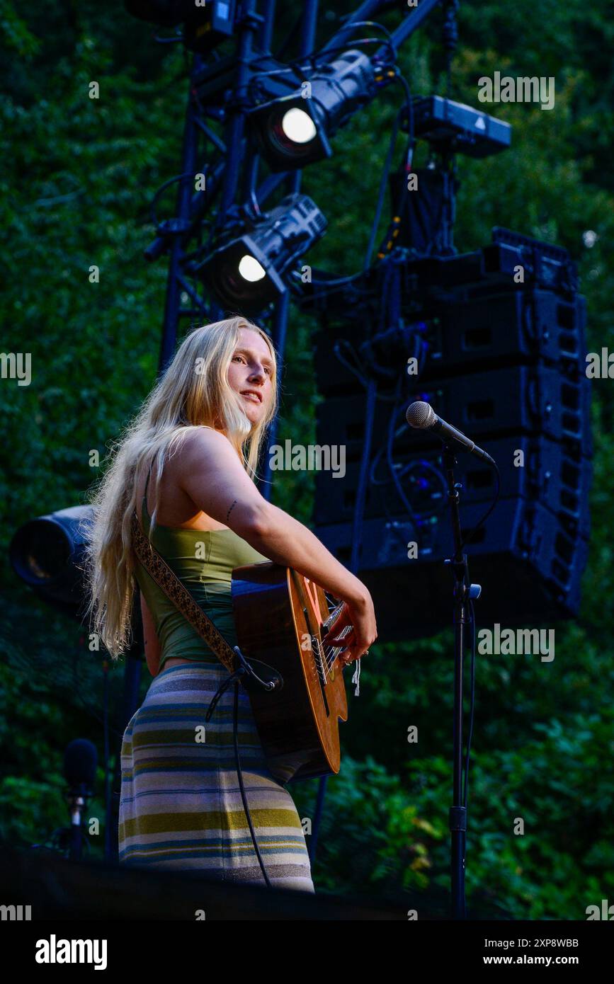Billie Marten performs on the Cherry Hill Stage at Pickathon ...