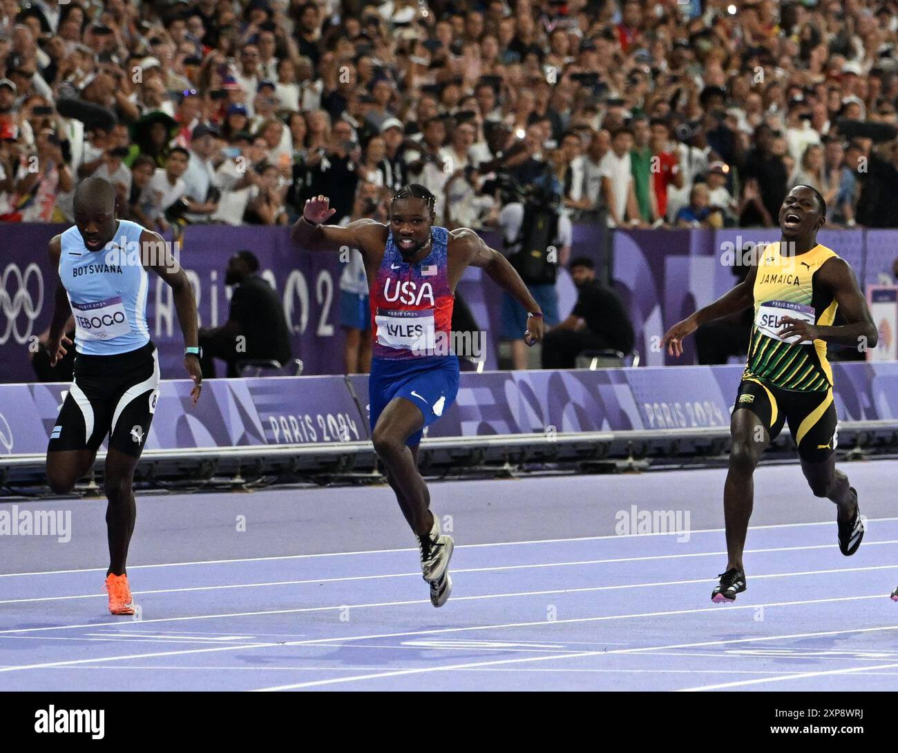 4th August 2024; Paris Olympic Games, Paris, France, Day 9; Athletics at Stade de France, Men’s ...