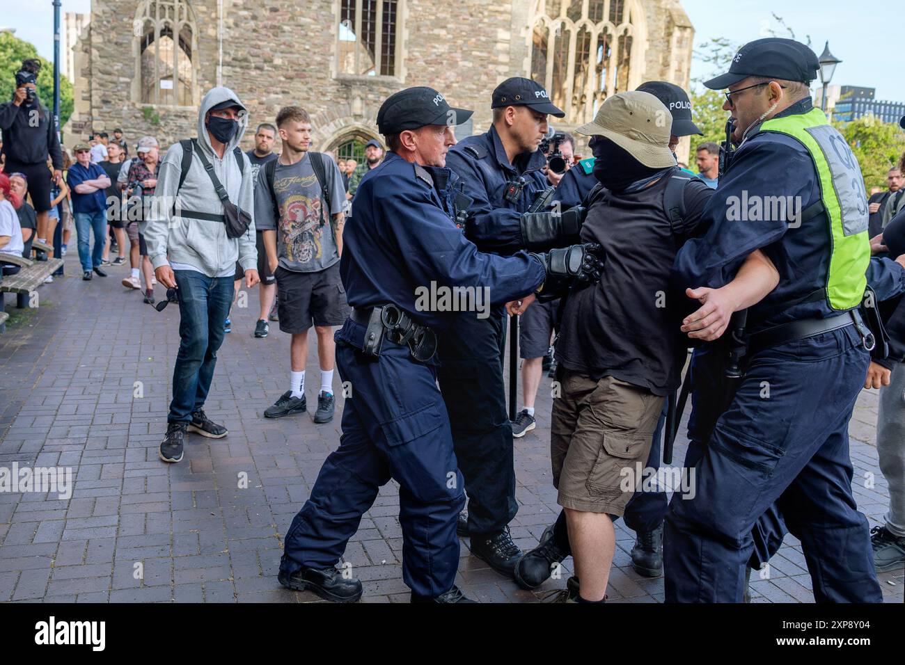 Bristol enough is enough protest Riot - A anti racism activist is ...
