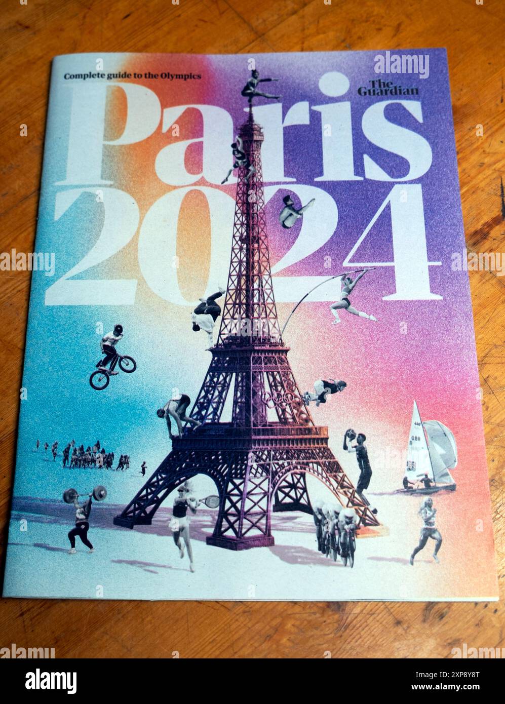 Paris 2024 Olympics Paris2024 Olympic Games cover front page Guardian ...