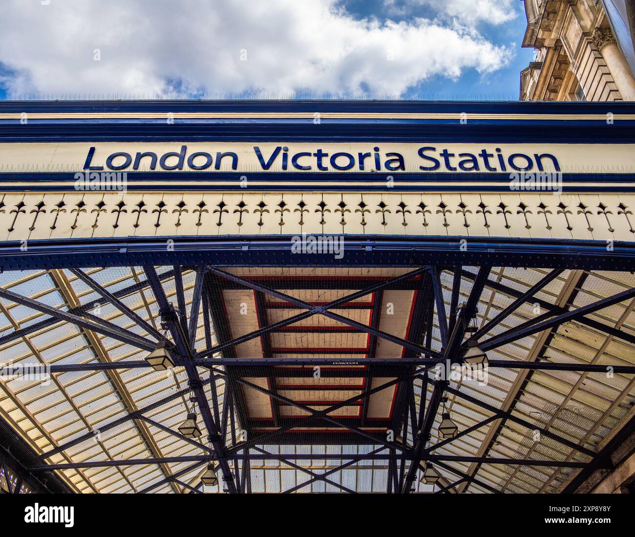 London, United Kingdom - June 25, 2024: London Victoria Station is one ...