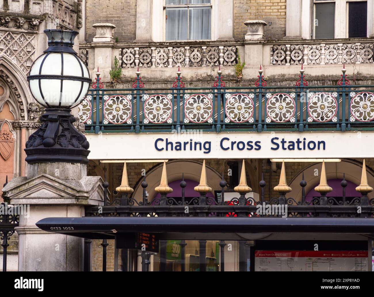 London, United Kingdom - June 25, 2024: Charing Cross station is a ...