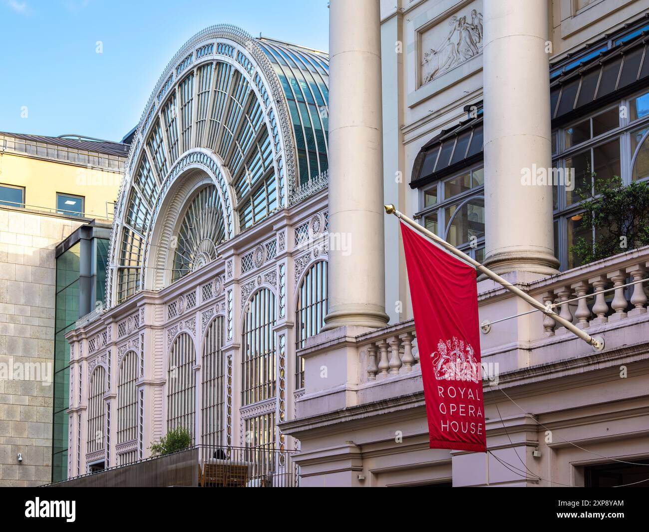 London, United Kingdom - June 25, 2024: The Royal Opera House in London ...