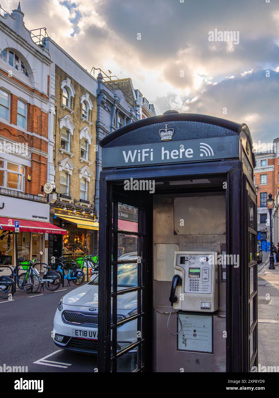 London, United Kingdom - June 25, 2024: Classical historical black ...