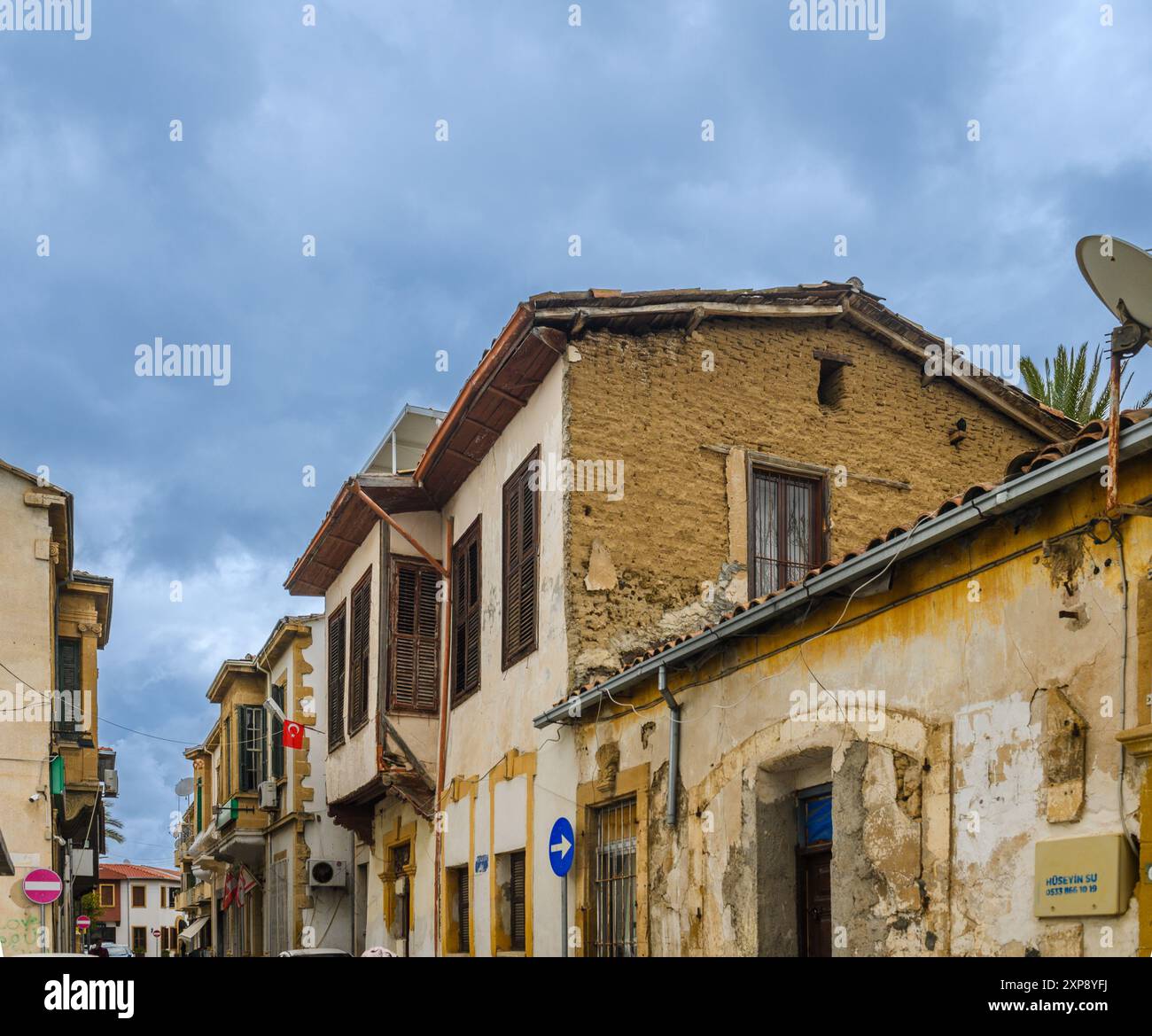 Kyrenia Gate in North Nicosia from Northern Cyprus. Popular tourist ...