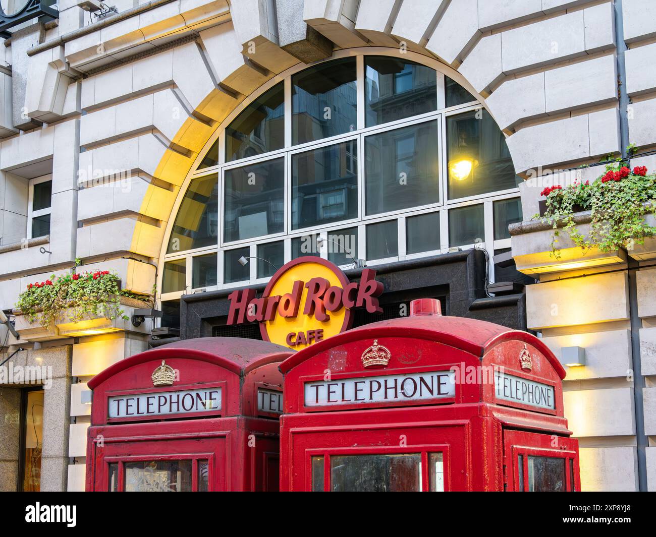 London, United Kingdom - June 25, 2024: Iconic Hard Rock Cafe entrance ...