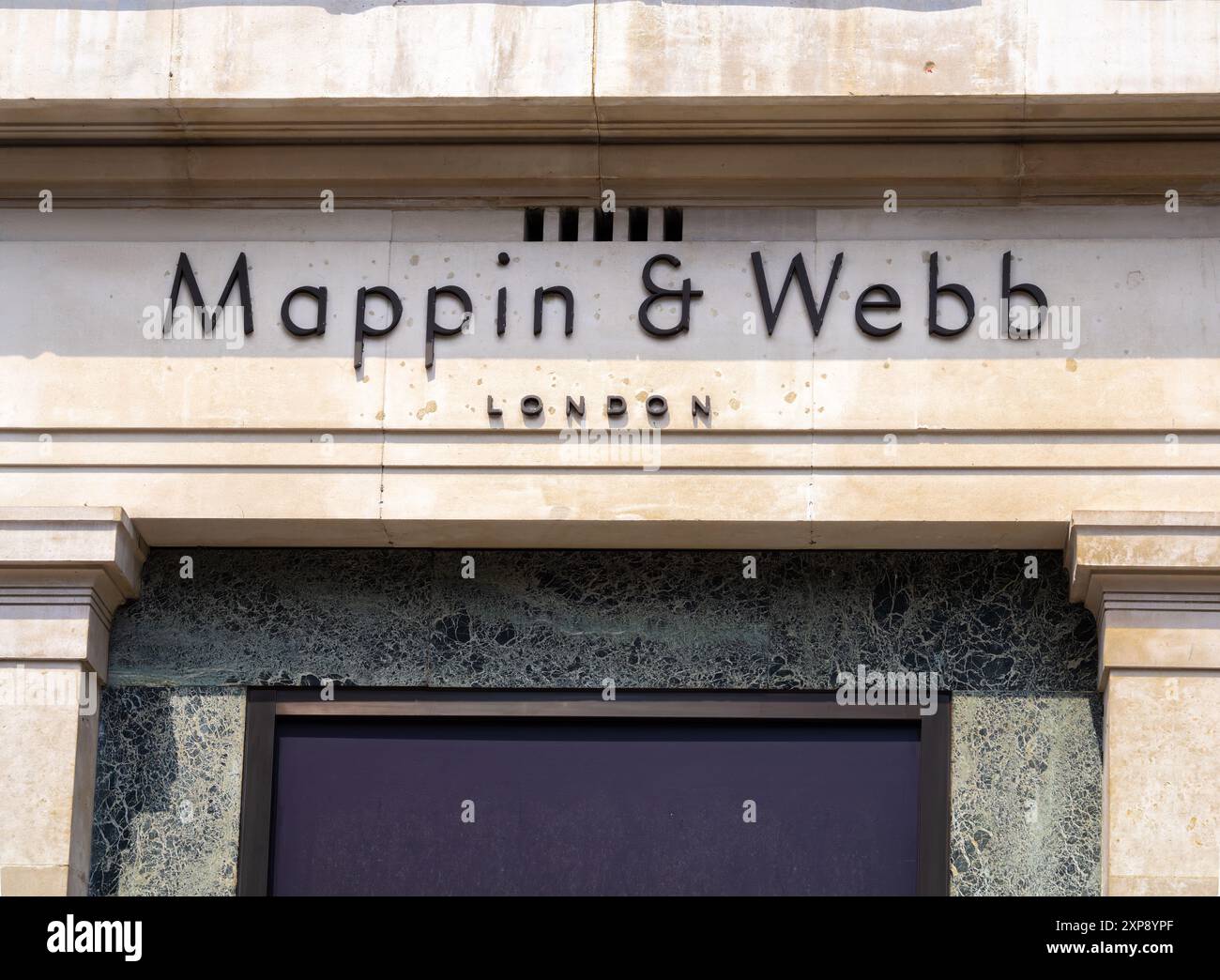 London, United Kingdom - June 25, 2024: Mappin and Webb London is a renowned British luxury ...