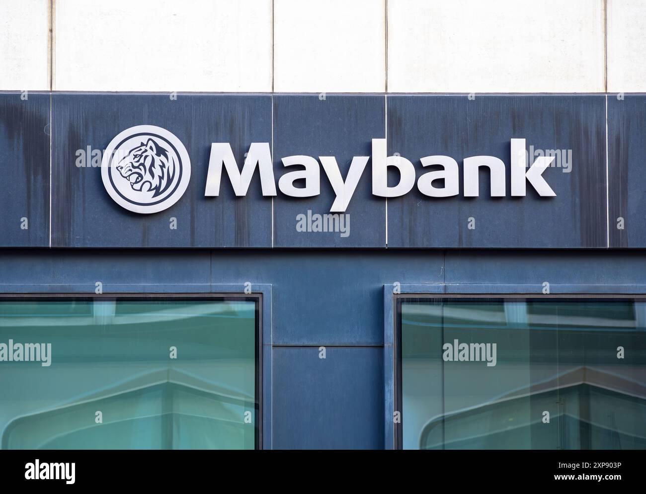 London, United Kingdom - June 25, 2024: Maybank in London is one of the ...