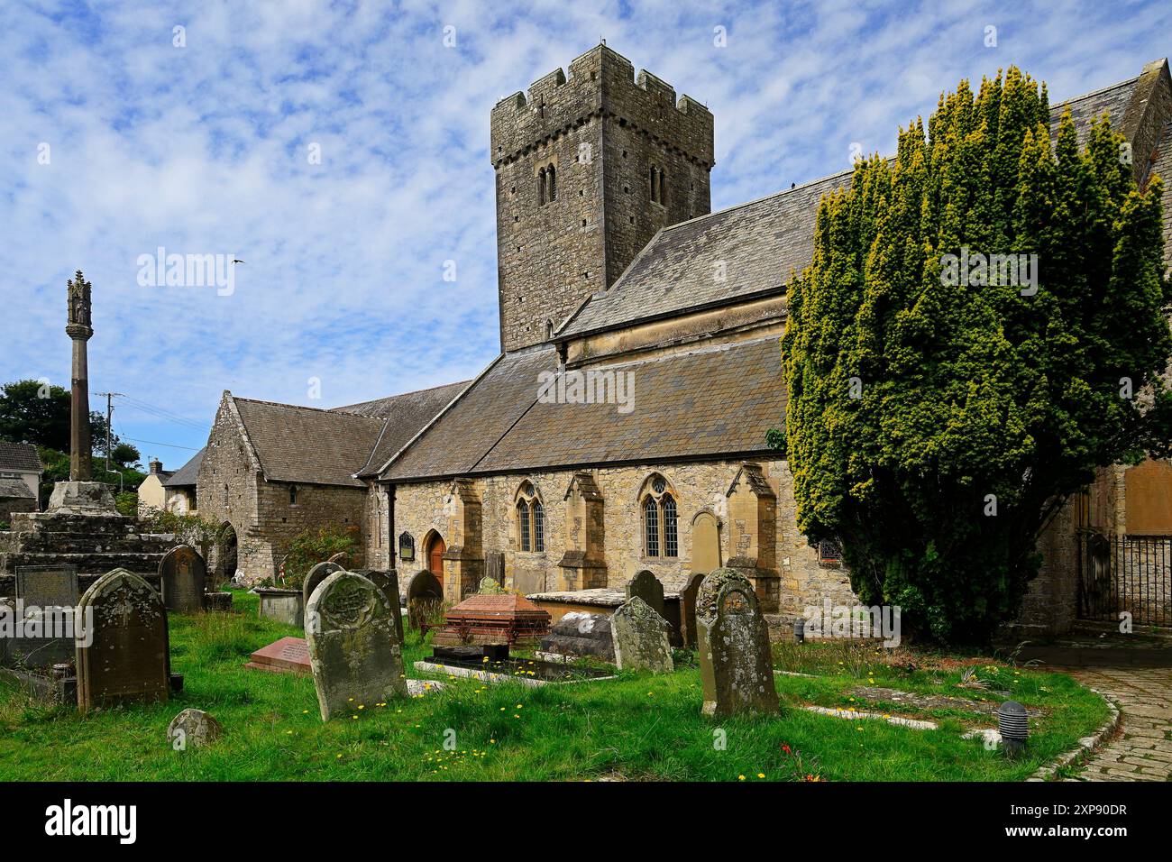 Llantwit major church hi-res stock photography and images - Alamy