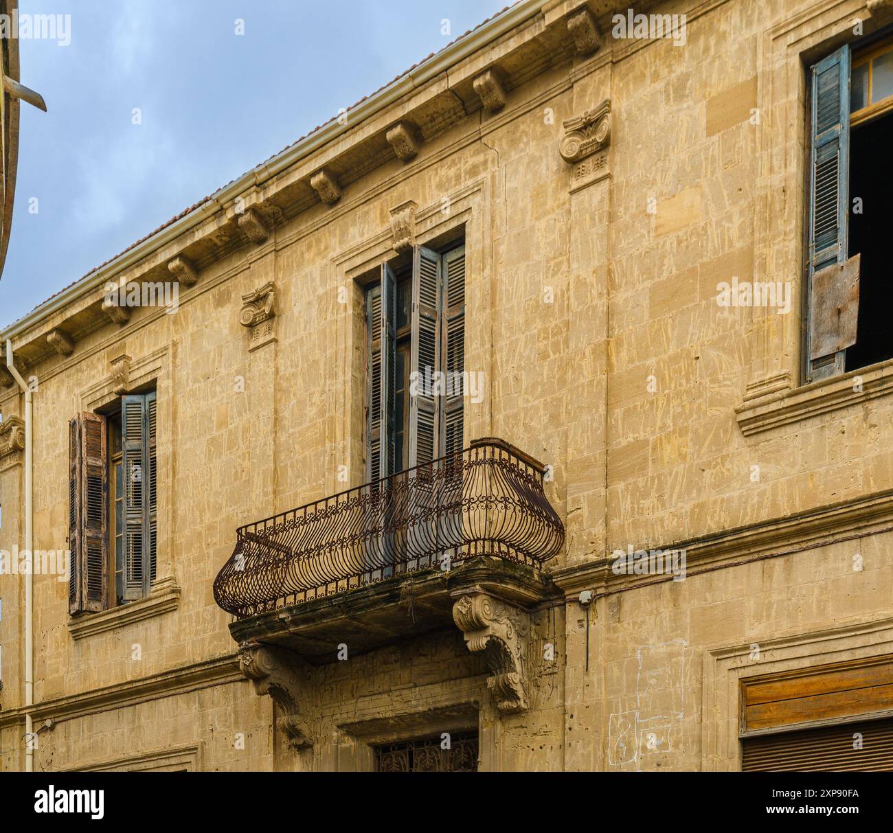 Kyrenia Gate in North Nicosia from Northern Cyprus. Popular tourist ...