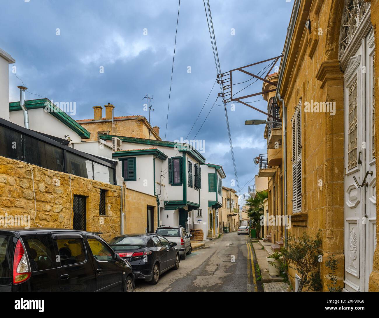 Kyrenia Gate in North Nicosia from Northern Cyprus. Popular tourist ...