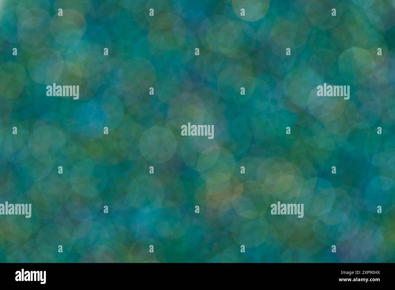 Abstract green holiday, Christmas lights Stock Photo - Alamy