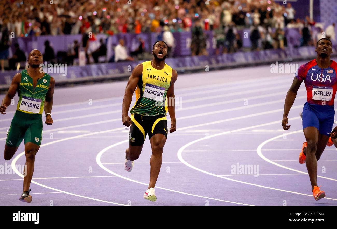 Paris, France. 4th Aug, 2024. Paris Olympics: Athletics. Silver ...