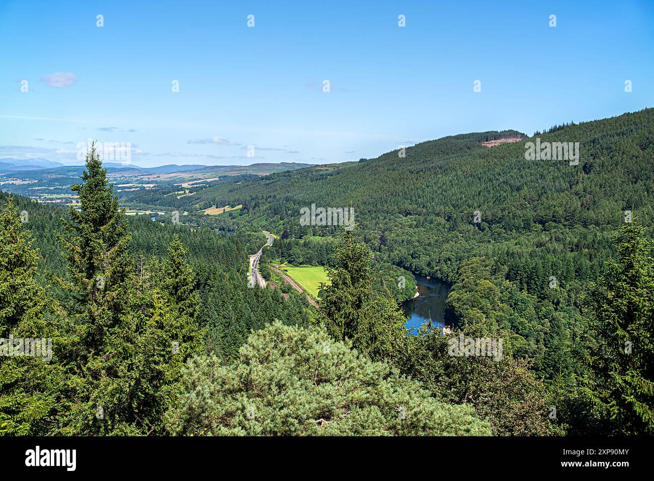 Landscape photography of forest; lake; road, highway, serenity; scenery ...