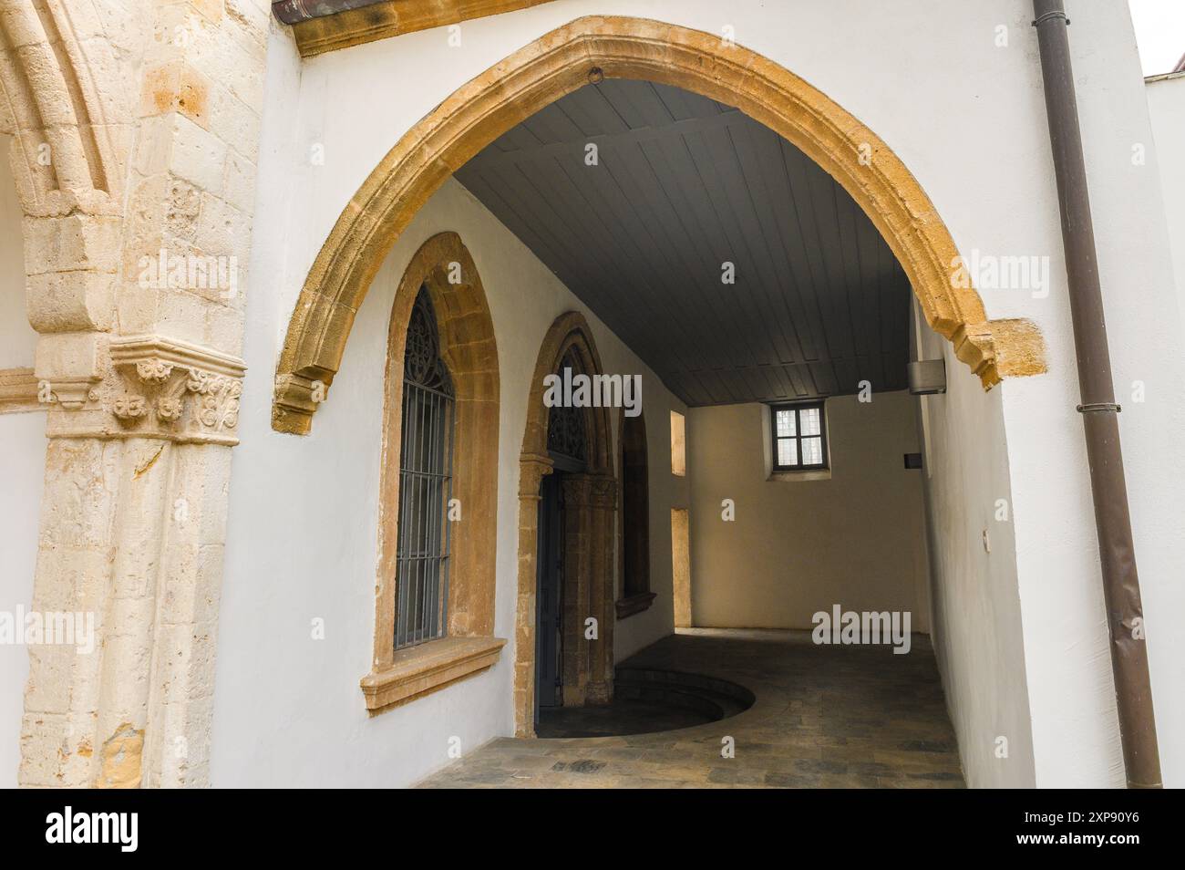 Kyrenia Gate in North Nicosia from Northern Cyprus. Popular tourist ...