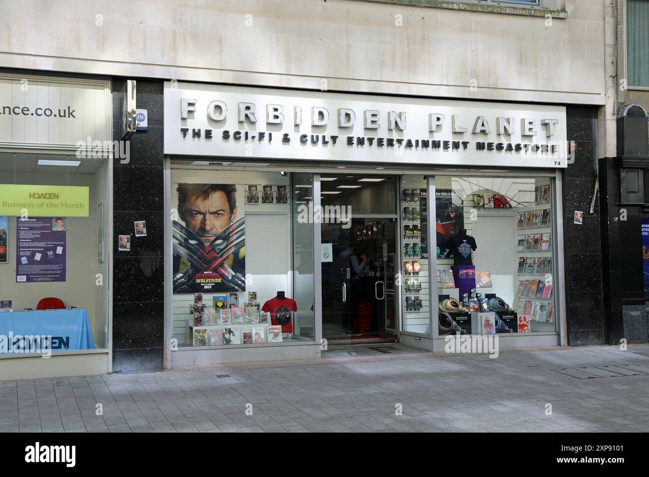 Forbidden Planet store in Birmingham Stock Photo - Alamy