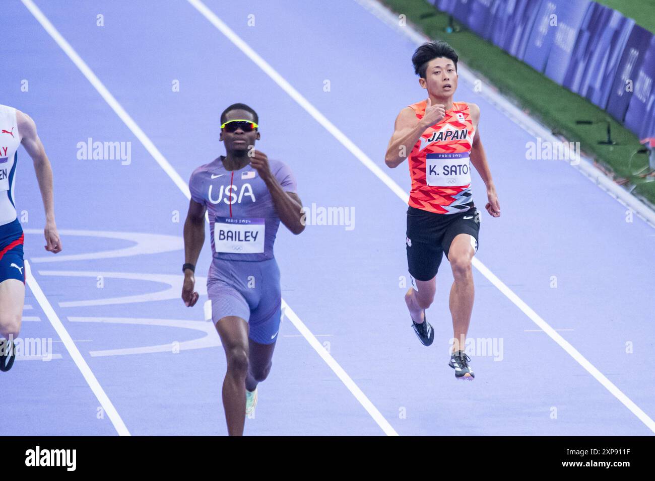 Kentaro Sato (JPN), Athletics, Men's 400m Round 1 during the Olympic Games Paris 2024 on 4 ...