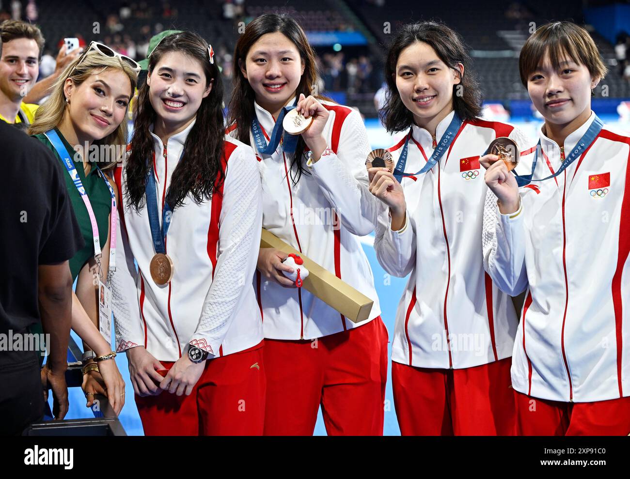 Paris, France. 4th Aug, 2024. China's Winter Olympic champion Gu Ailing ...