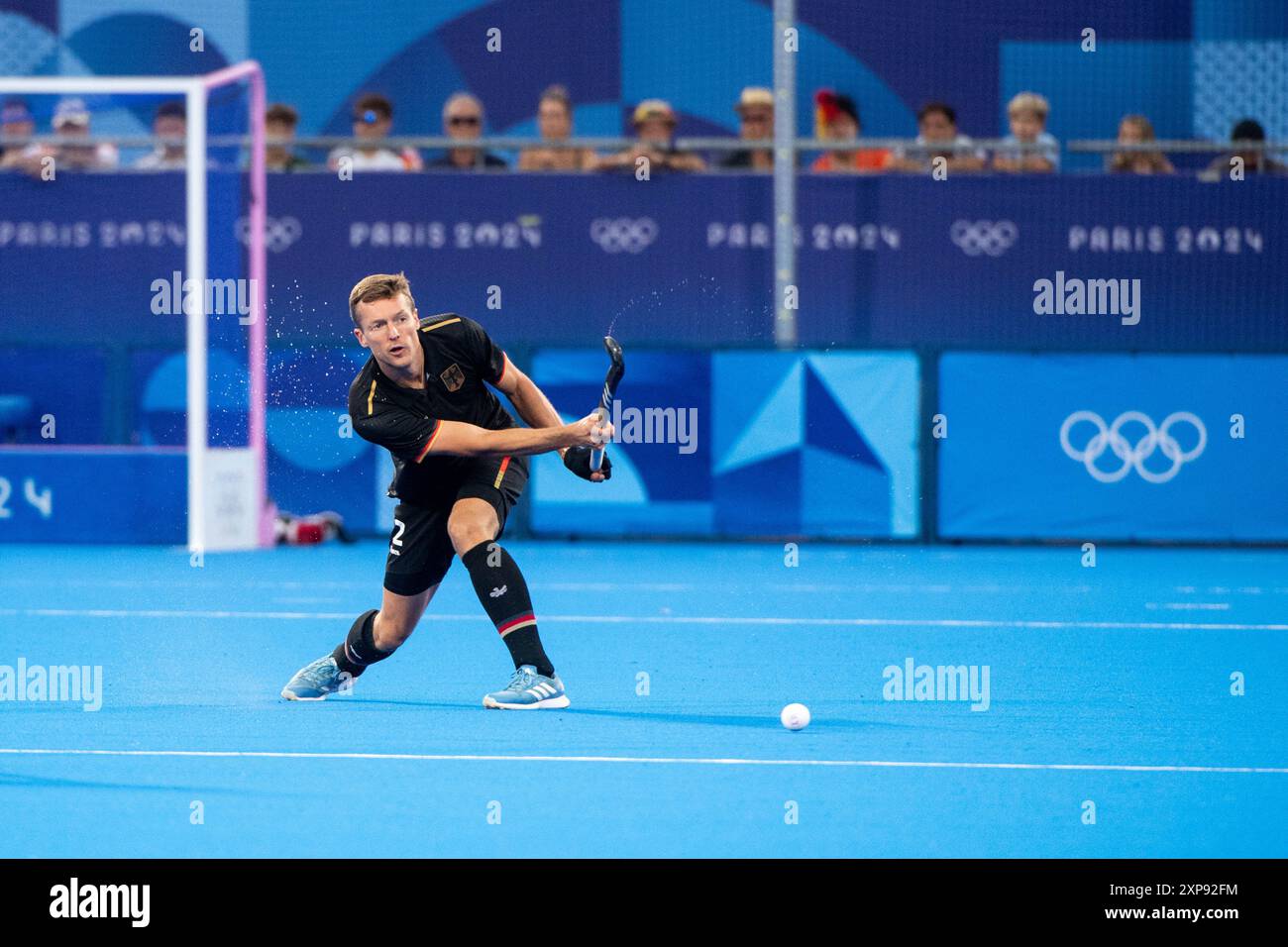 MUELLER Mathias (Deutschland, #02) am Ball, FRA, Olympische Spiele ...