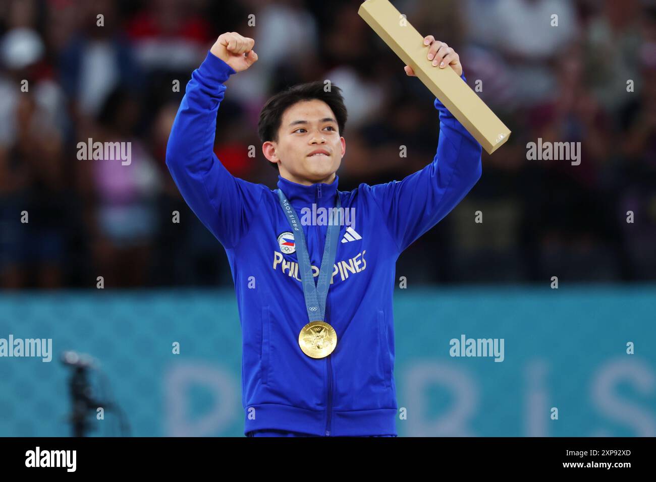 Paris, France. 4th Aug, 2024. Carlos Yulo Edriel (PHI) Gymnastics ...