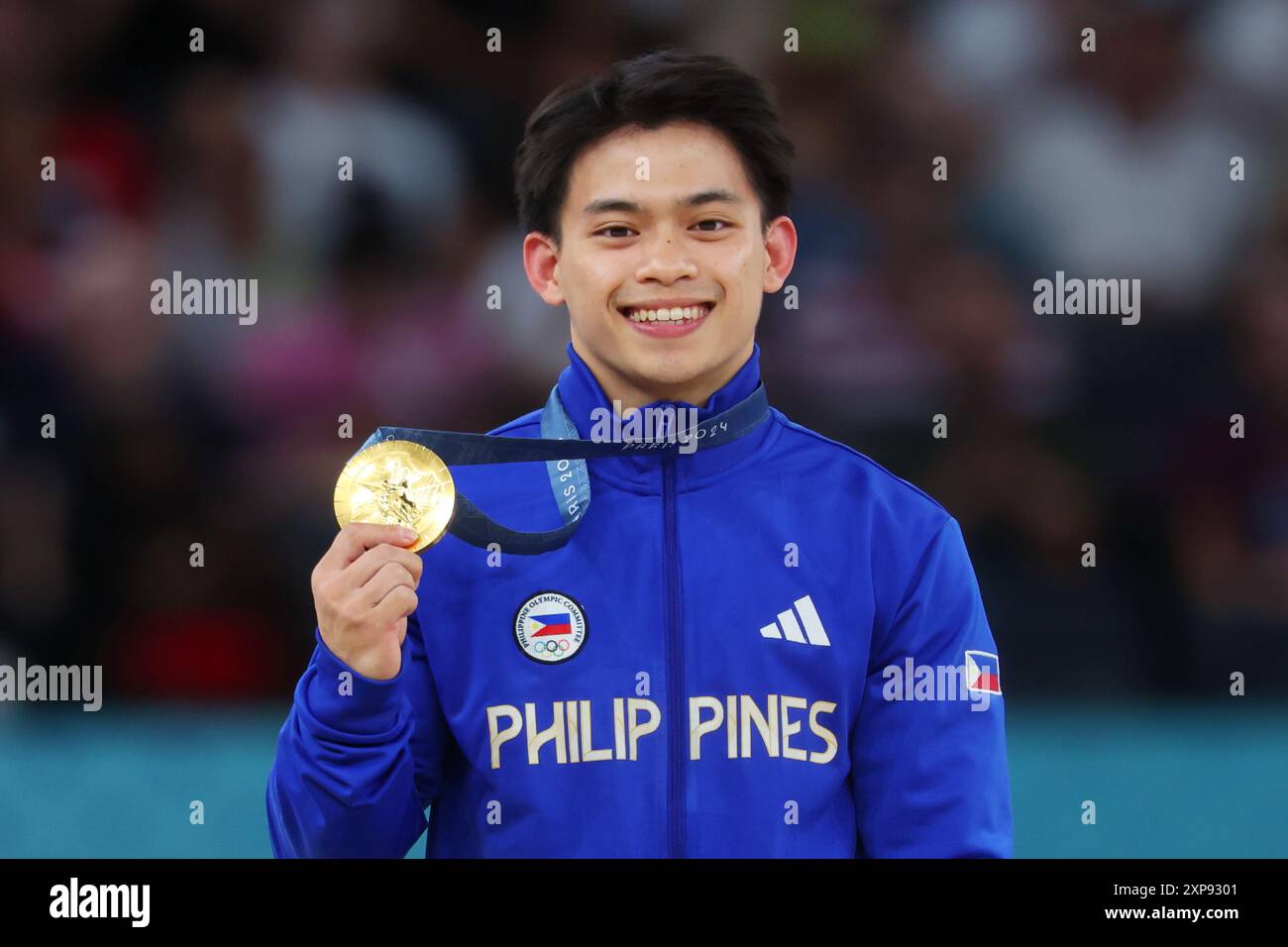 Paris, France. 4th Aug, 2024. Carlos Yulo Edriel (PHI) Gymnastics ...