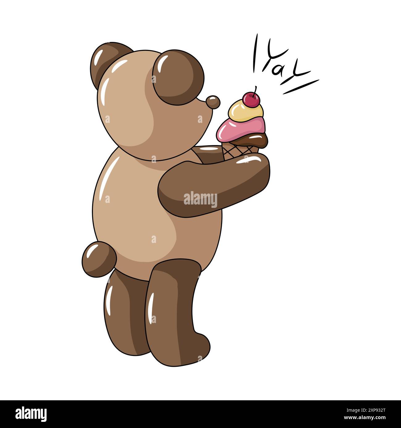 Excited lovely Stock Vector Images - Alamy