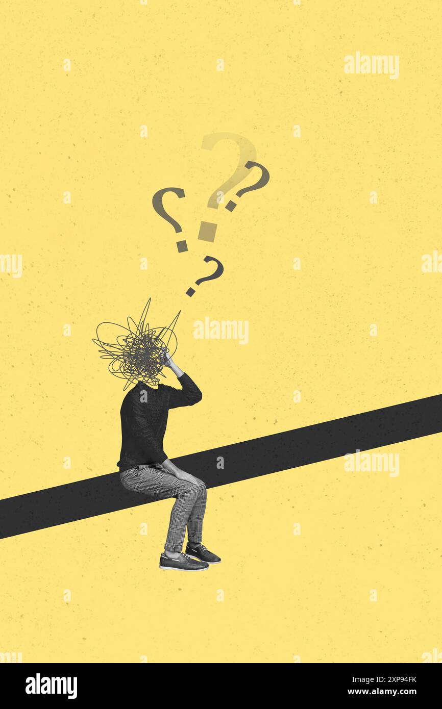 Composite trend artwork sketch image photo collage of picture black ...