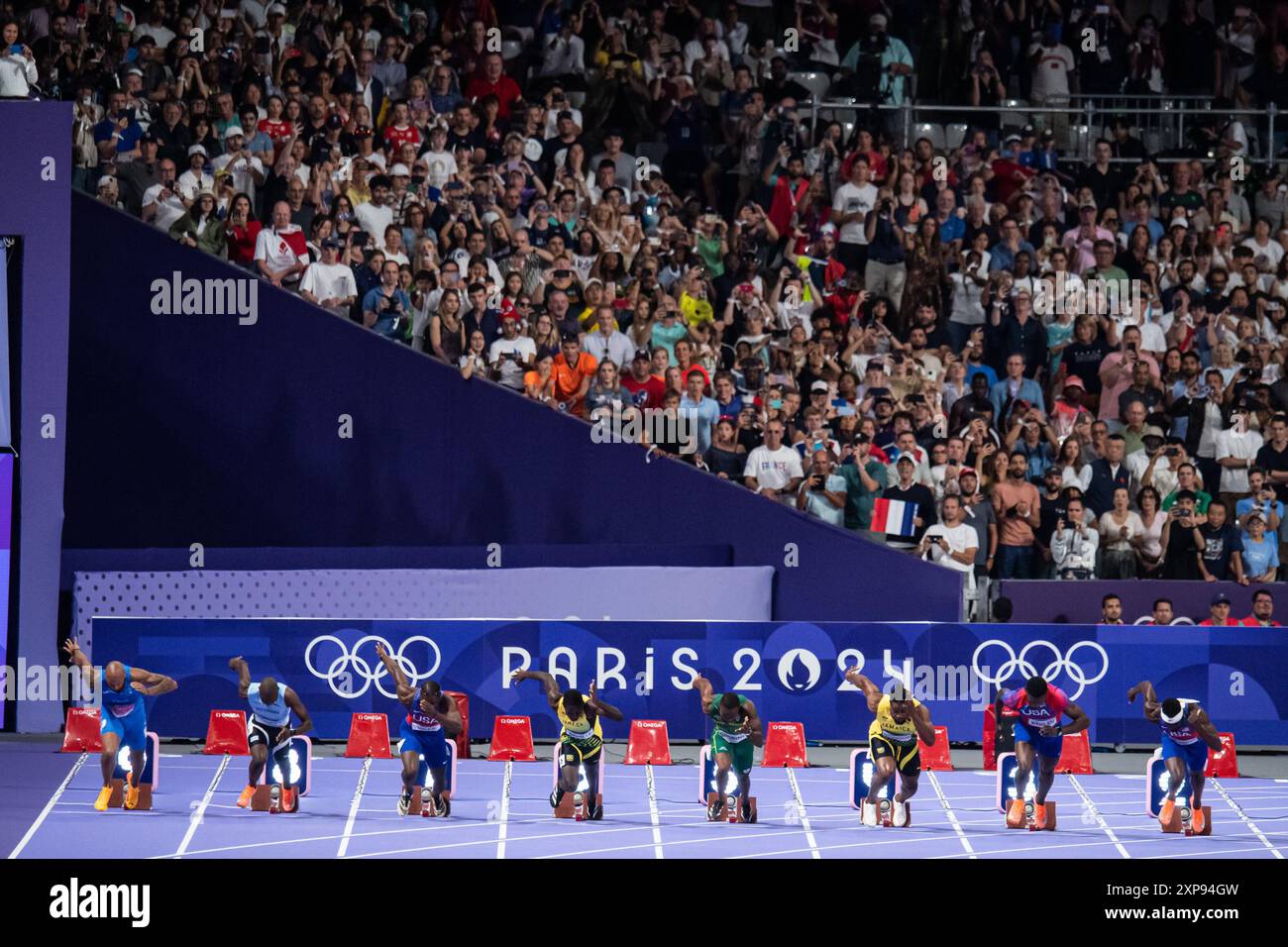 Lamont Marcell Jacobs (ITA), Letsile Tebogo (BOT), Noah Lyles (USA ...
