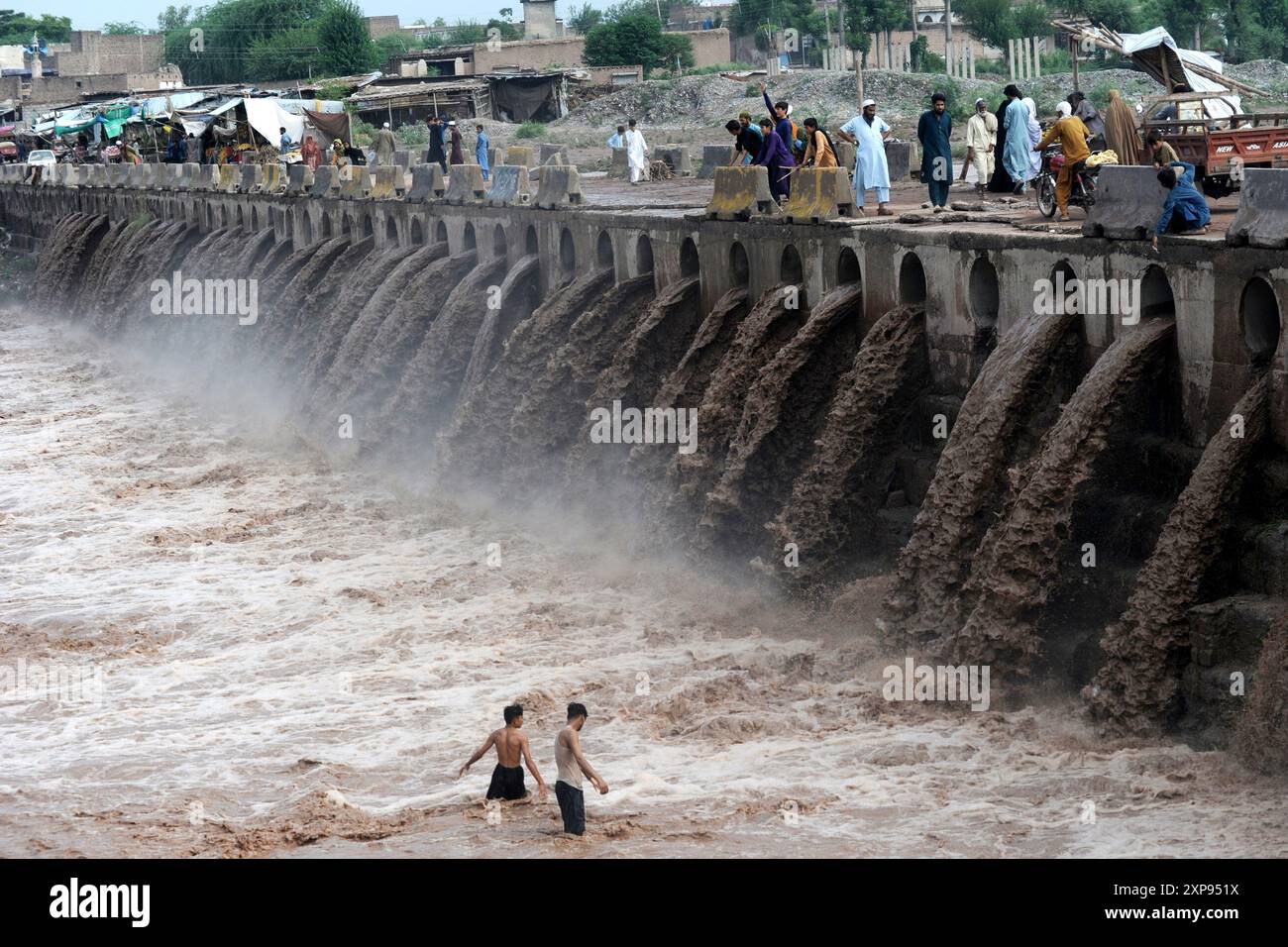 Peshawar, Peshawar, Pakistan. 4th Aug, 2024. Flash Floods Devastate in Khyber Agency BaraKHYBER ...