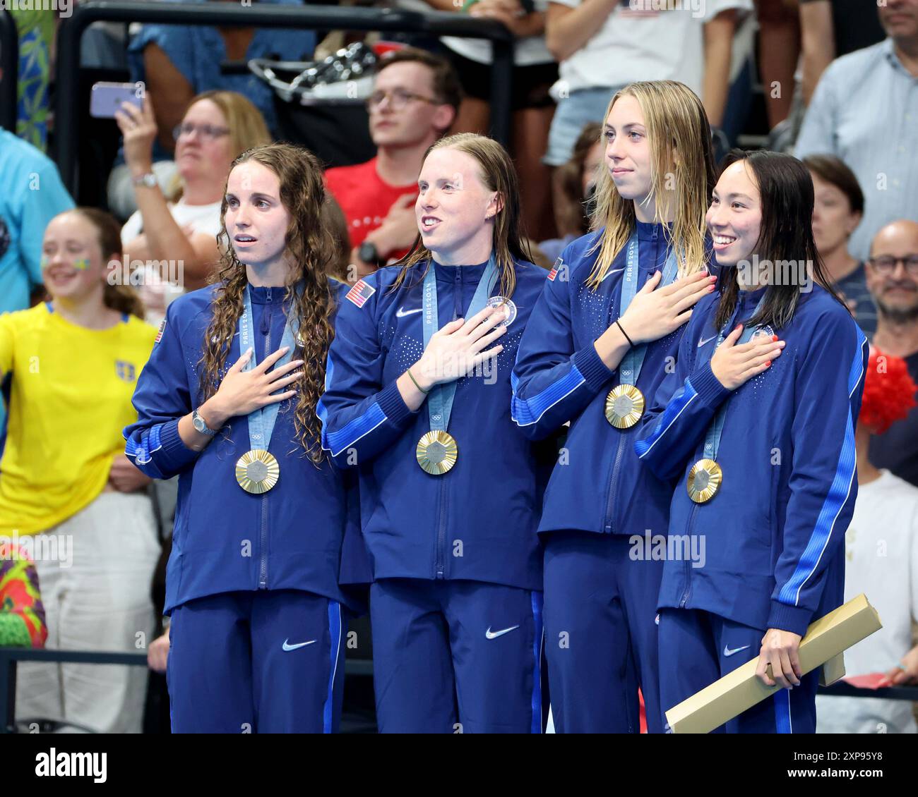 Paris, Ile de France, France. 4th Aug, 2024. Regan Smith (USA) Lilly ...