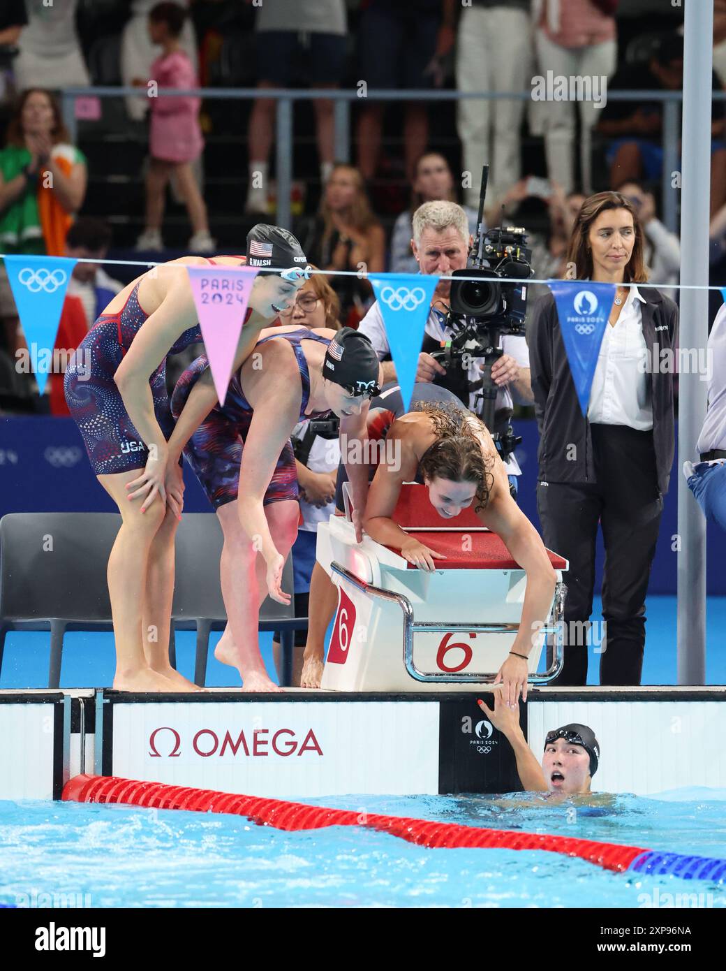 Paris, Ile de France, France. 4th Aug, 2024. Torri Huske (USA ...