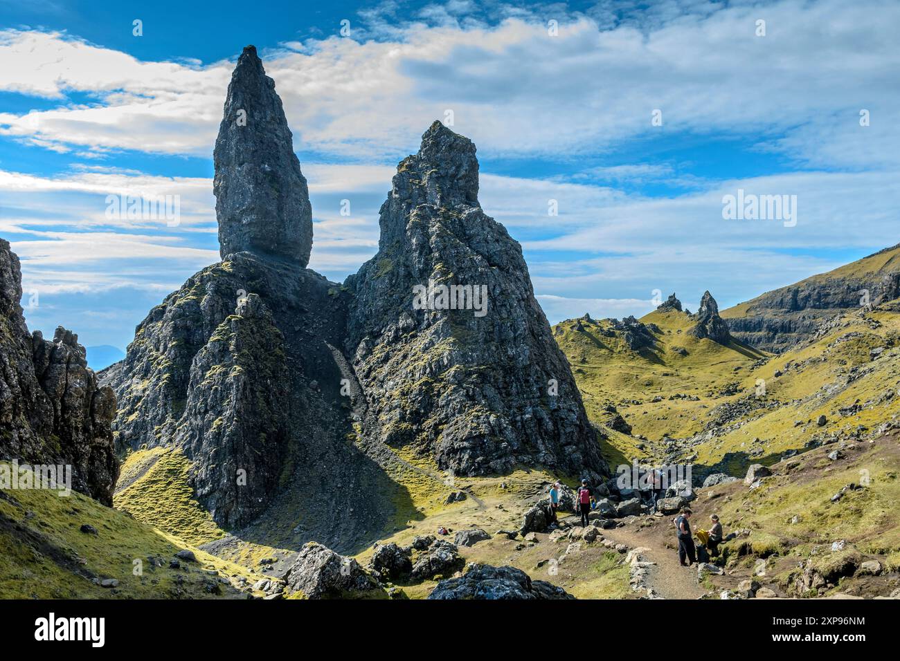 The Old Man of Storr and other associated rock pinnacles at the Storr ...