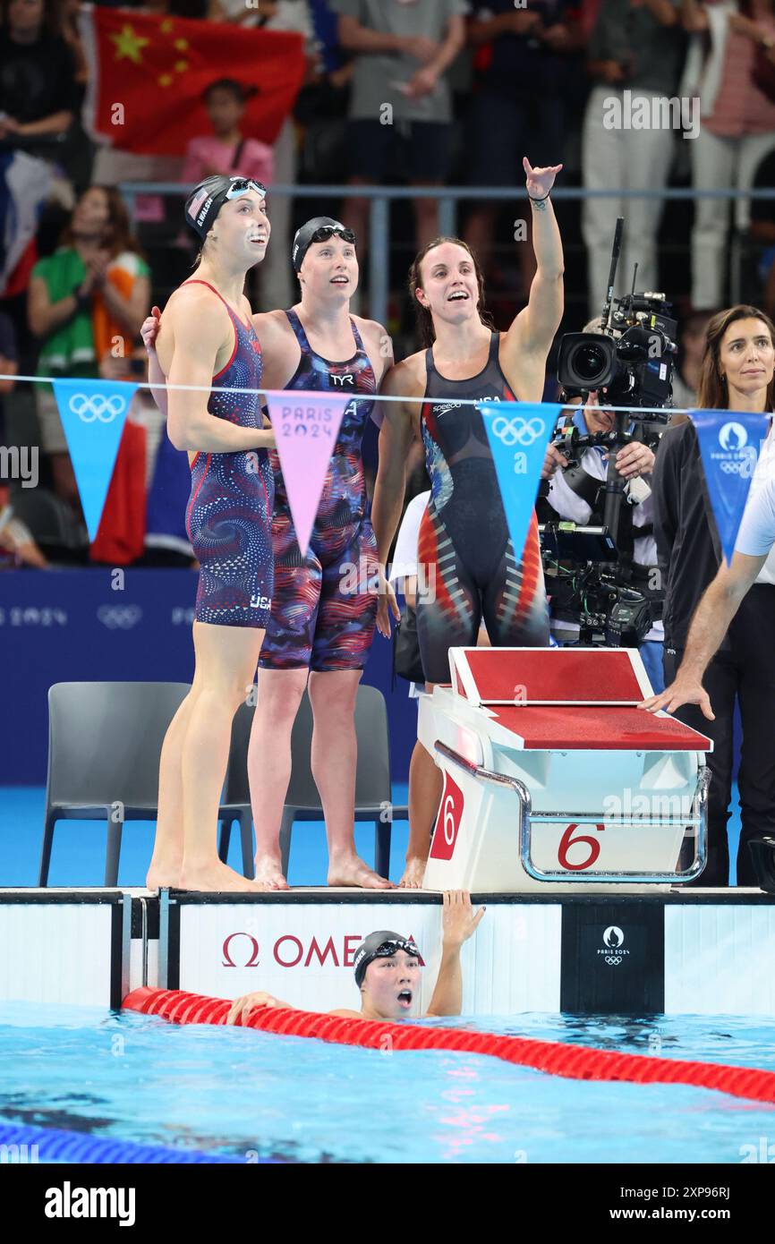 Paris, Ile de France, France. 4th Aug, 2024. Torri Huske (USA ...