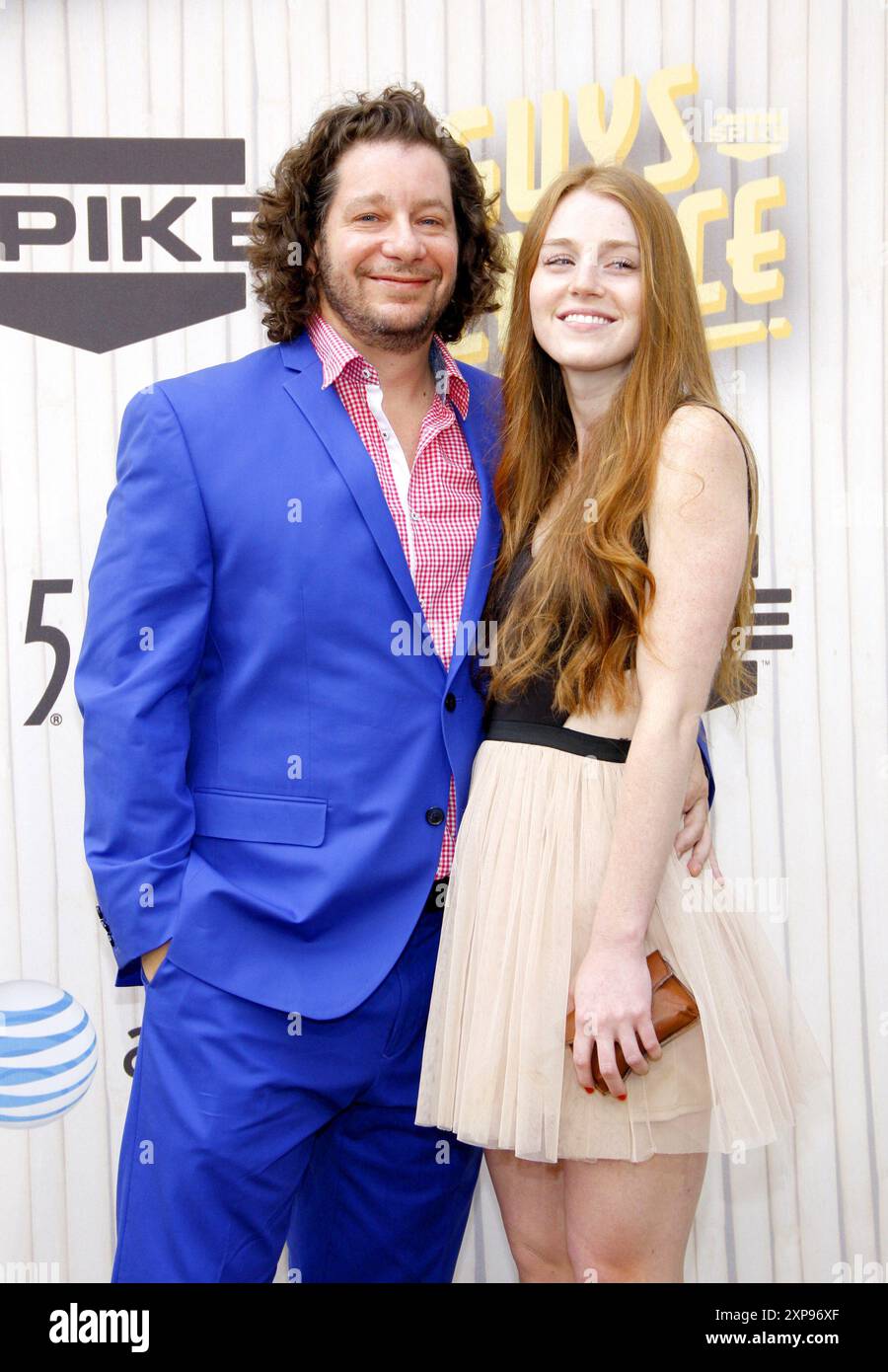 Jeffrey Ross and Kate Blanch at the 2013 Spike TV Guys Choice Awards held at the Sony Pictures ...