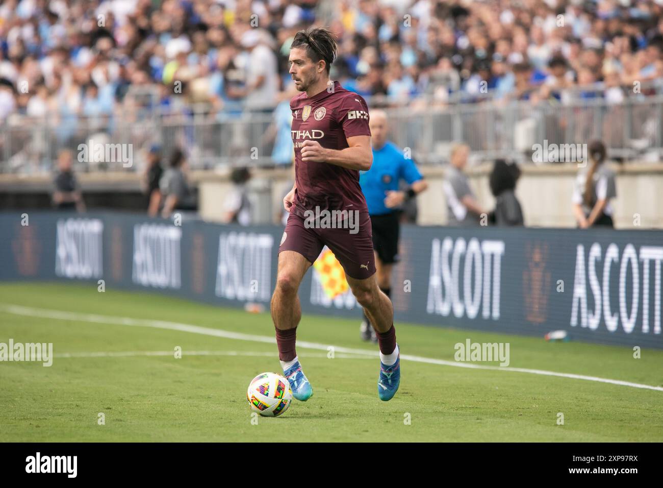 Columbus, Ohio, USA. 3rd August, 2024. Manchester City midfielder Jack ...